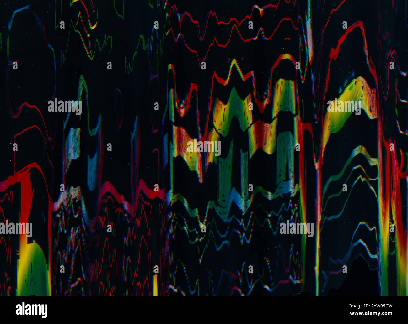 Glitch overlay. Digital distortion texture. Static noise. Stripped ...
