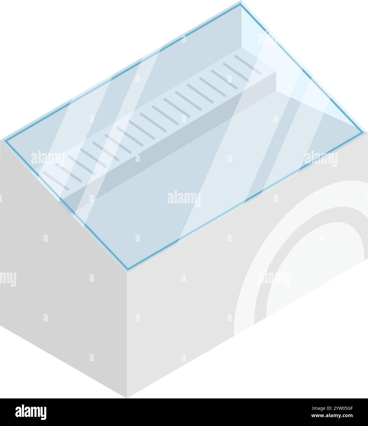 Supermarket display case Stock Vector Images - Alamy