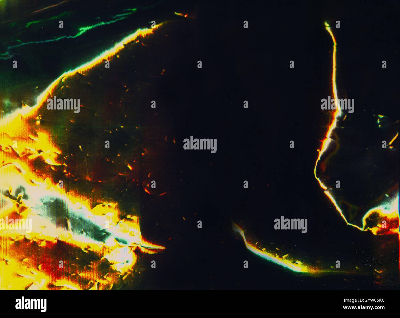 Distressed texture. Damaged film overlay. Aged foil. White orange color ...