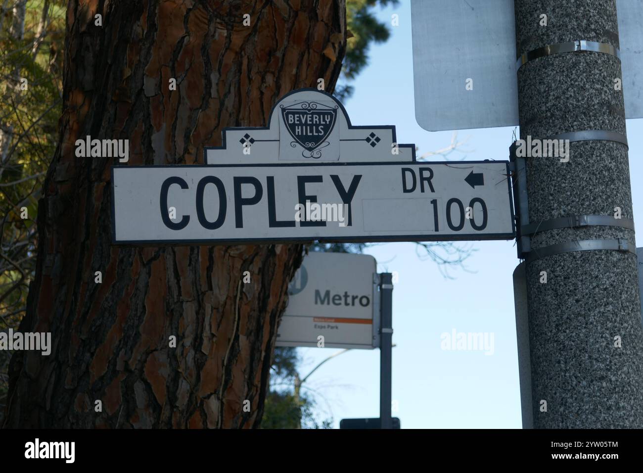 Beverly Hills, California, USA 7th December 2024 Copley Drive on ...