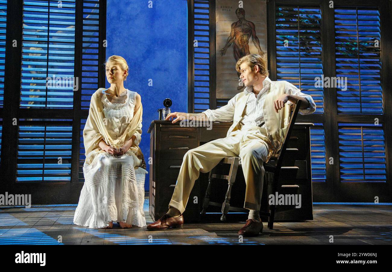 Rosamund Pike (Alma Winemiller), Chris Carmack (John Buchanan Jr.) in ...