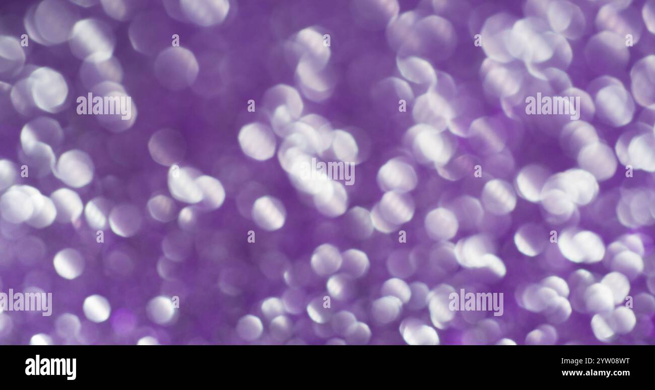 Blur flare. Purple sequins. Variable dispersion with illuminated light ...