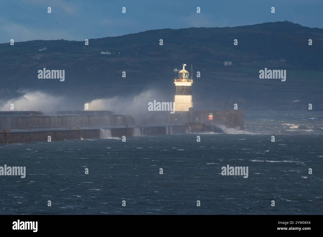 Holyhead port damage hi-res stock photography and images - Alamy