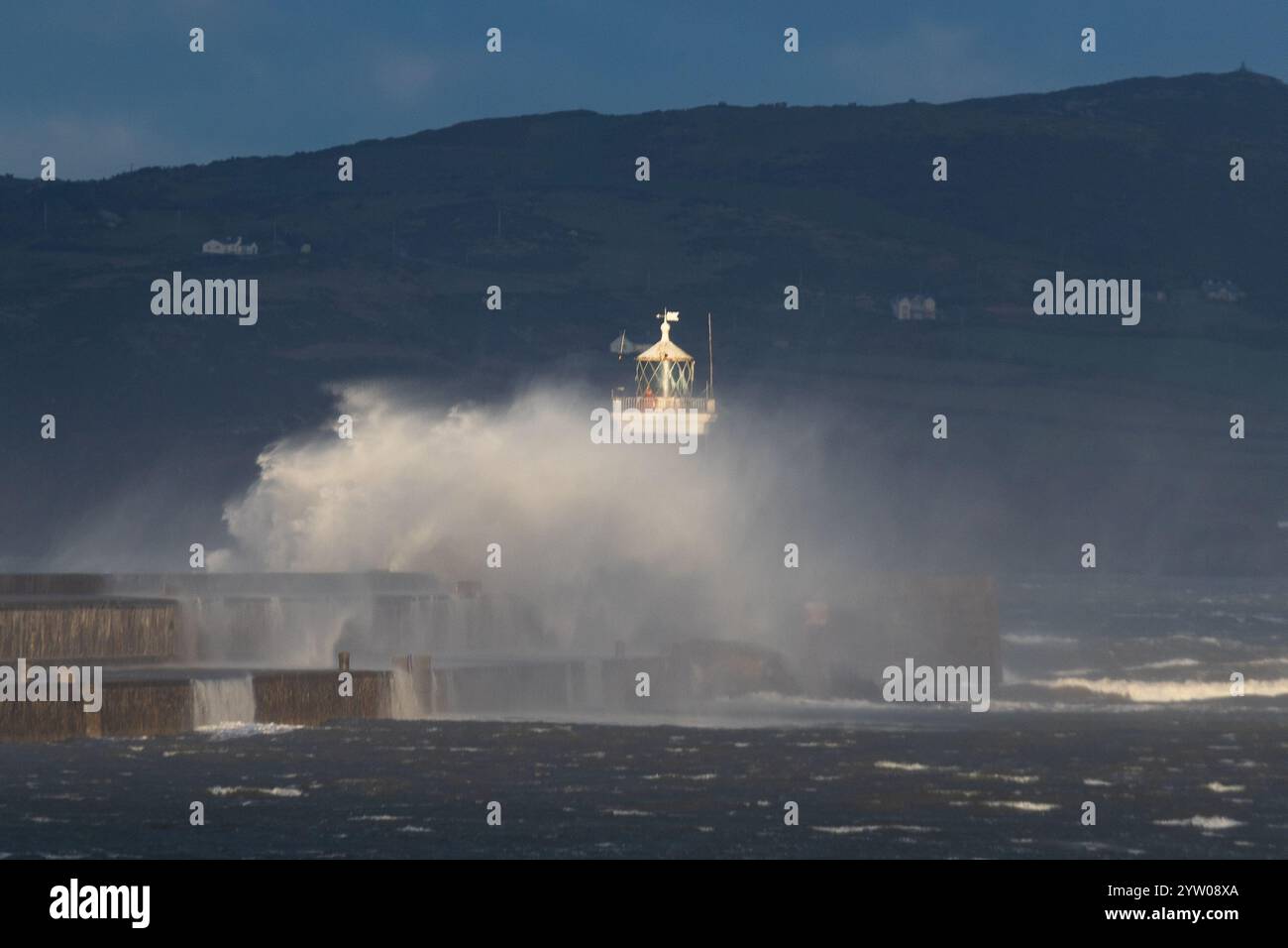 Holyhead port damage hi-res stock photography and images - Alamy