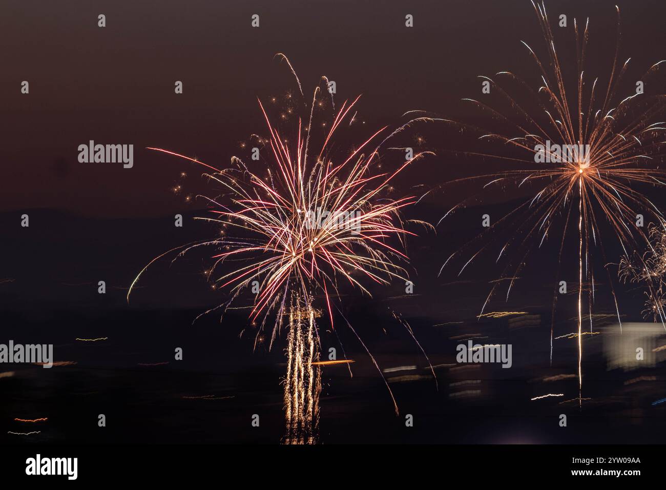 Sky on Fire Stock Photo - Alamy