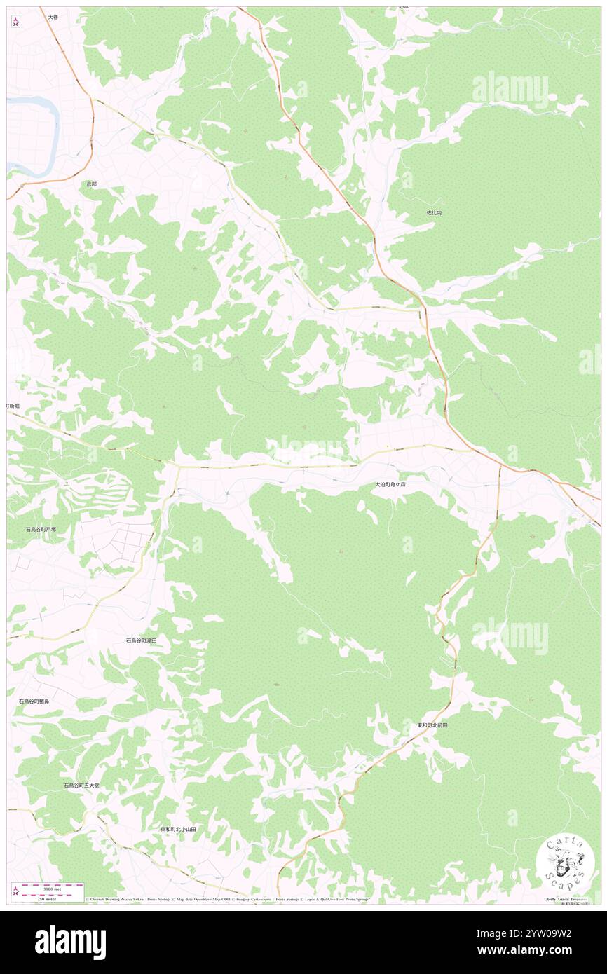 Uenoyama, Hanamaki Shi, JP, Japan, Iwate, N 39 28' 41'', N 141 13' 47 ...