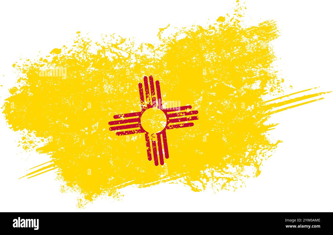 Flag state new mexico Stock Vector Images - Alamy
