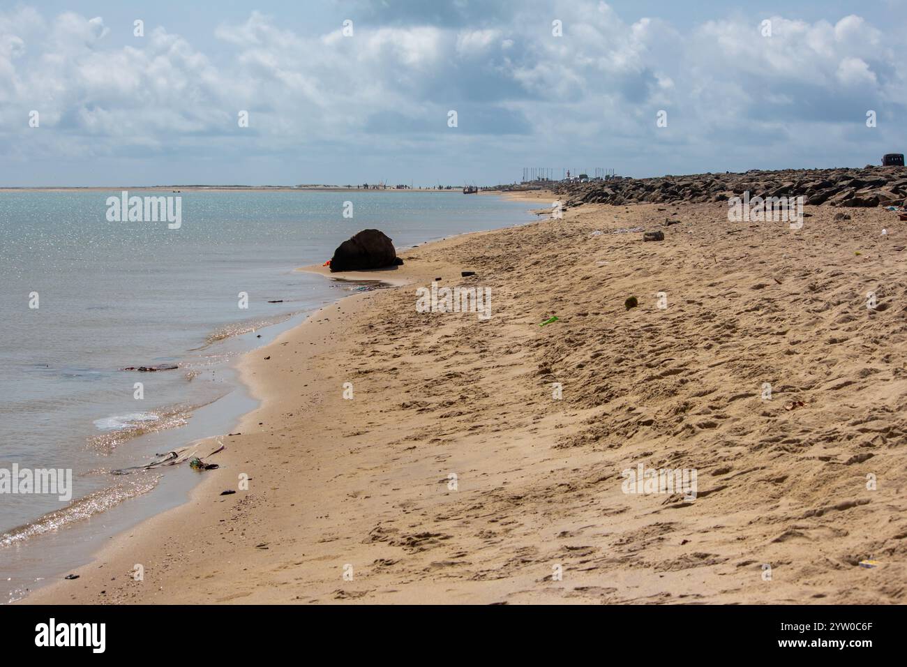 Dhanushkodi, Tamil Nadu, India - Oct 10, 2024: Dhanushkodi Beach ...