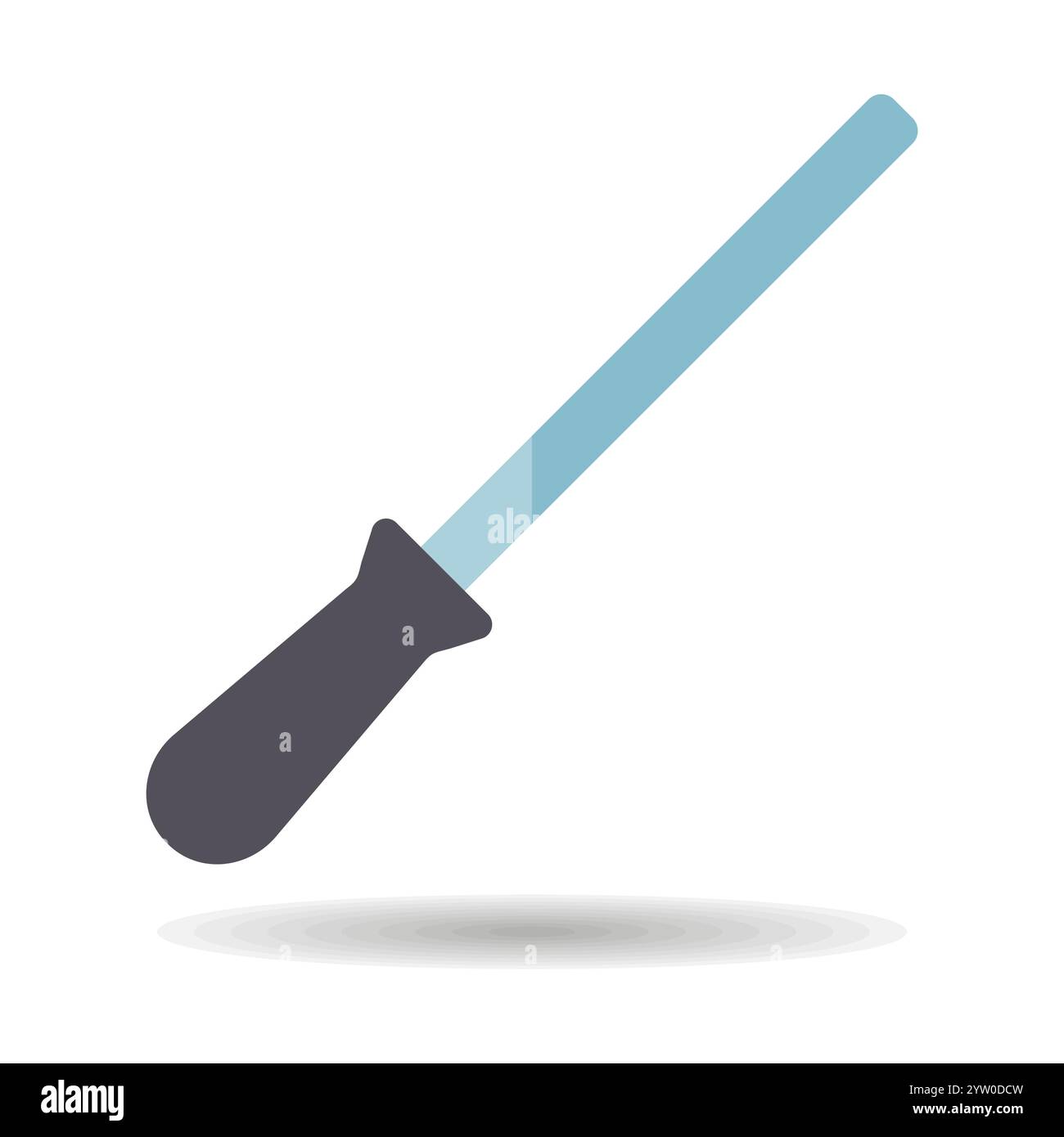 Knife sharpener vector isolated icon. Kitchen appliances. Graph symbol ...