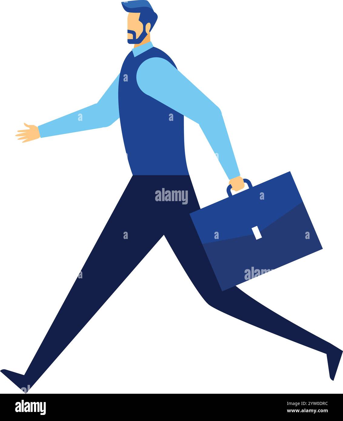 Worker rush job icon Stock Vector Images - Alamy