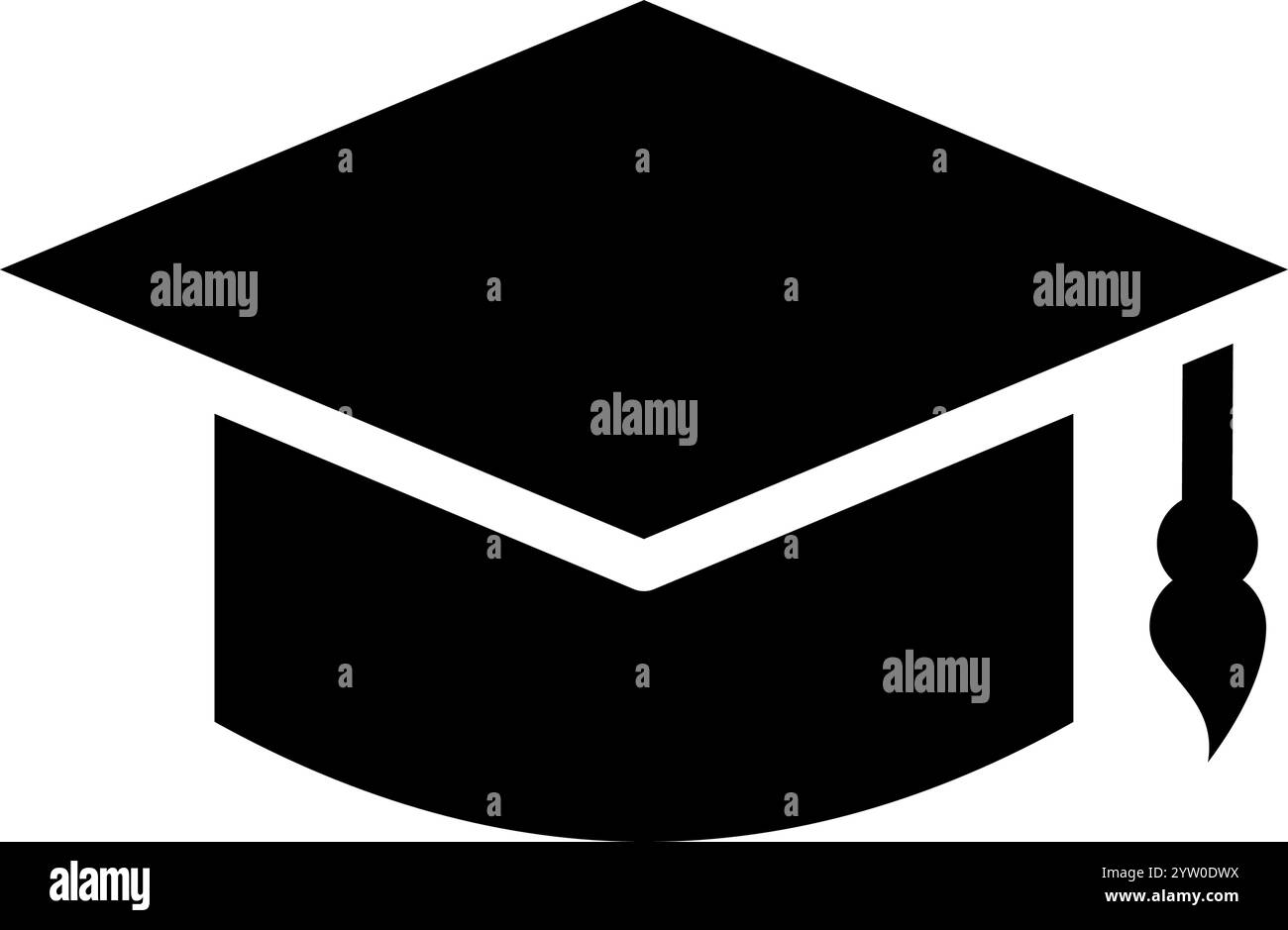 Graduation Cap - vector icon Stock Vector Image & Art - Alamy