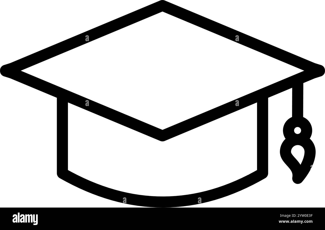 Graduation Cap - vector icon Stock Vector Image & Art - Alamy