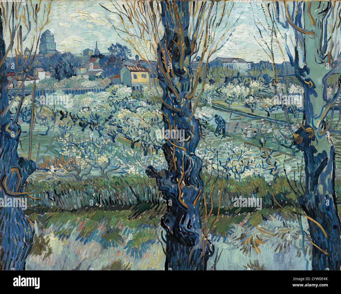 View of Arles. Vincent van Gogh. 1889 Stock Photo - Alamy