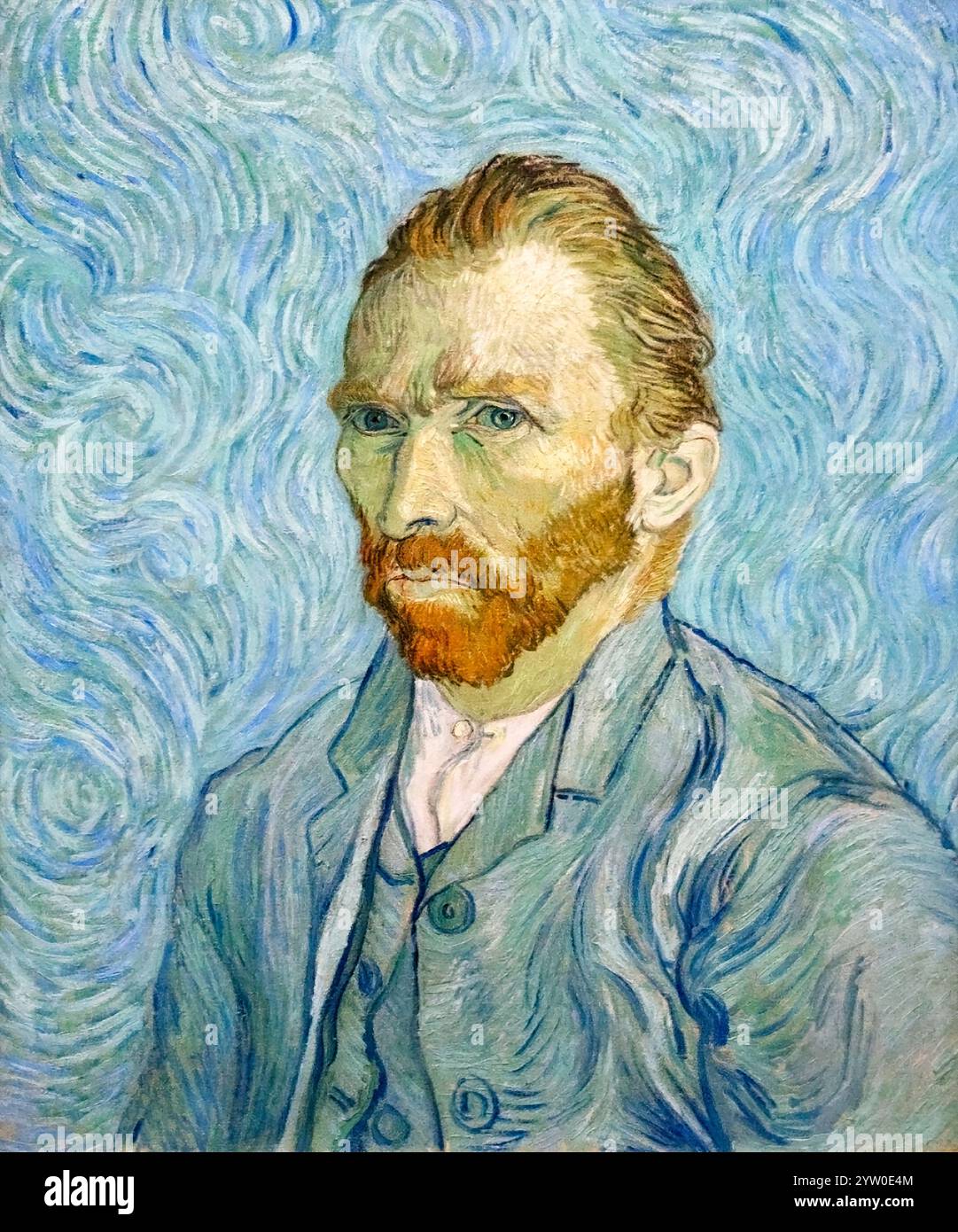Self-portrait. Vincent van Gogh. September 1889 Stock Photo - Alamy