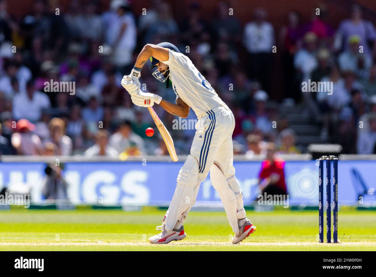 Adelaide, Australia, 8 December, 2024. Nitish Kumar Reddy of India ...
