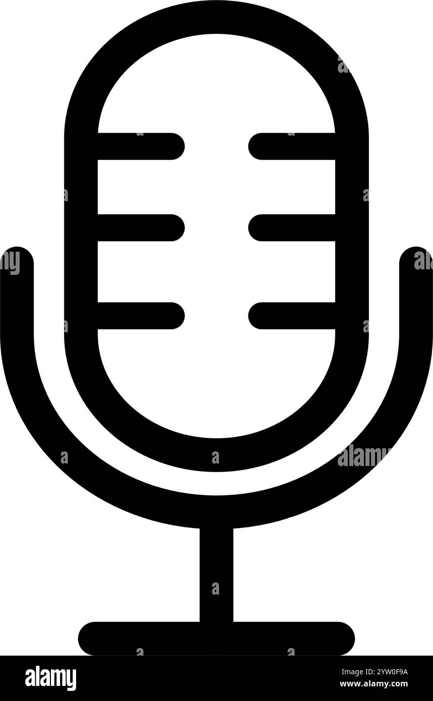 microphone - vector icon Stock Vector Image & Art - Alamy