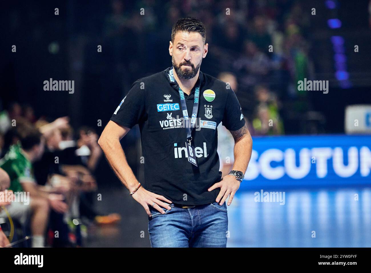 Bennet Wiegert (SC Magdeburg, Trainer), GER, Fuechse Berlin vs. SC ...