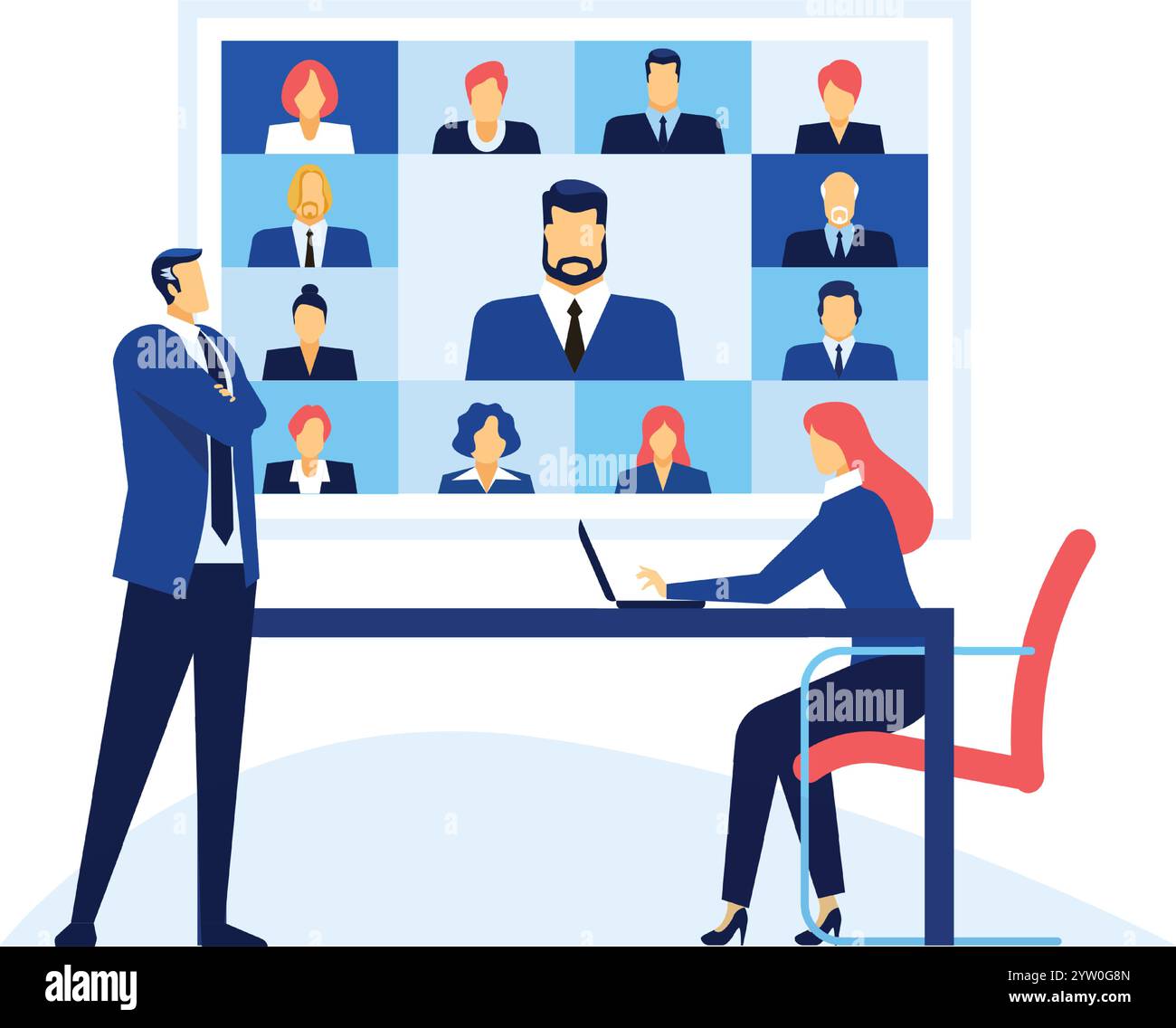 Connect discuss Stock Vector Images - Alamy