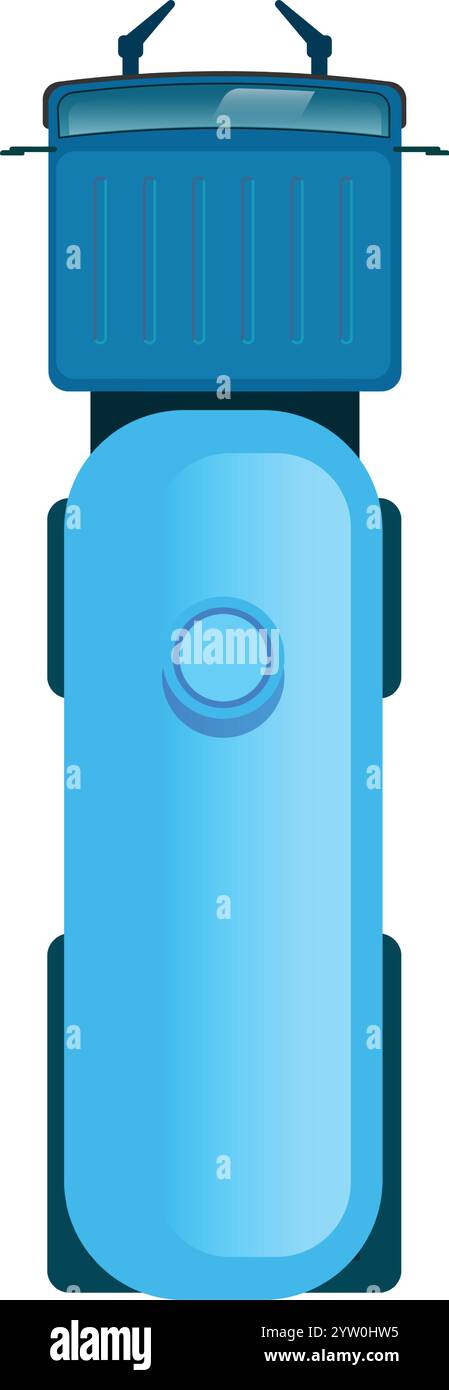 Aerial truck highway Stock Vector Images - Alamy