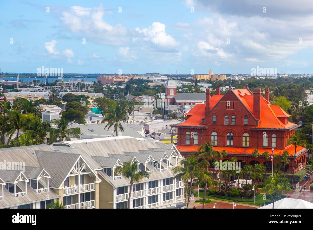Custom house art and historical museum in Key West, Florida Stock Photo ...