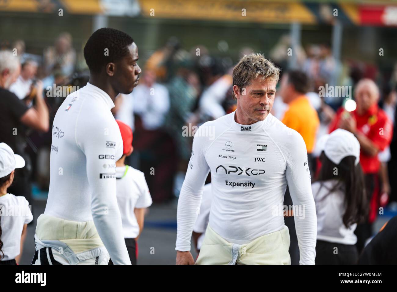 PITT Brad (USA), actor playing Sonny Hayes, driver of the fictional APX ...