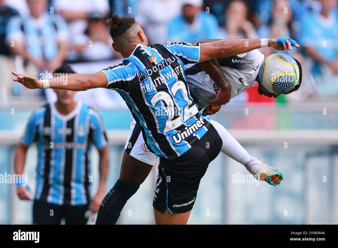 Porto Alegre, Brazil. 08th Dec, 2024. Martin Braithwaite of Gremio ...