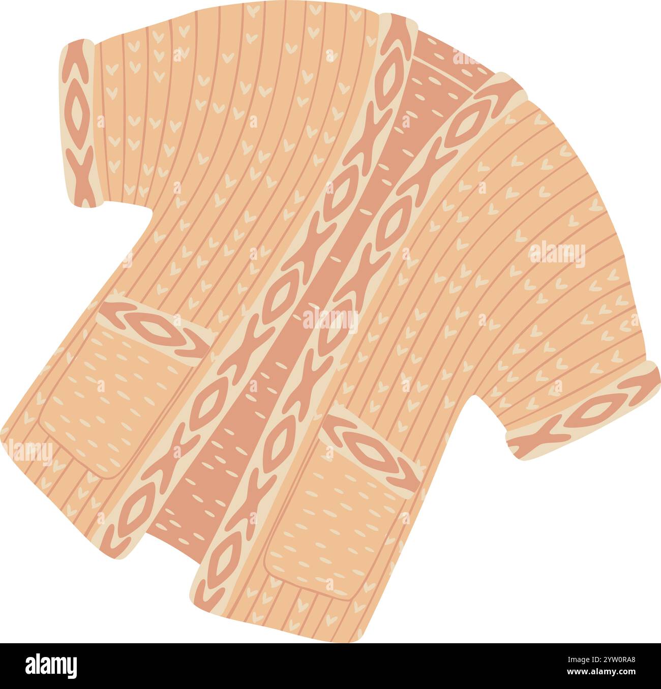 Minimalist cardigan Stock Vector Images - Alamy