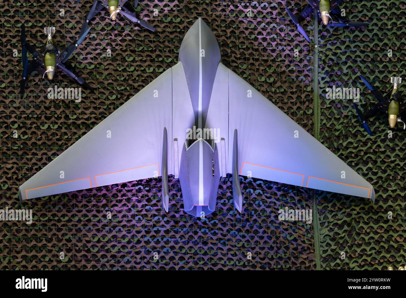 Military drones armed with bombs Stock Photo - Alamy