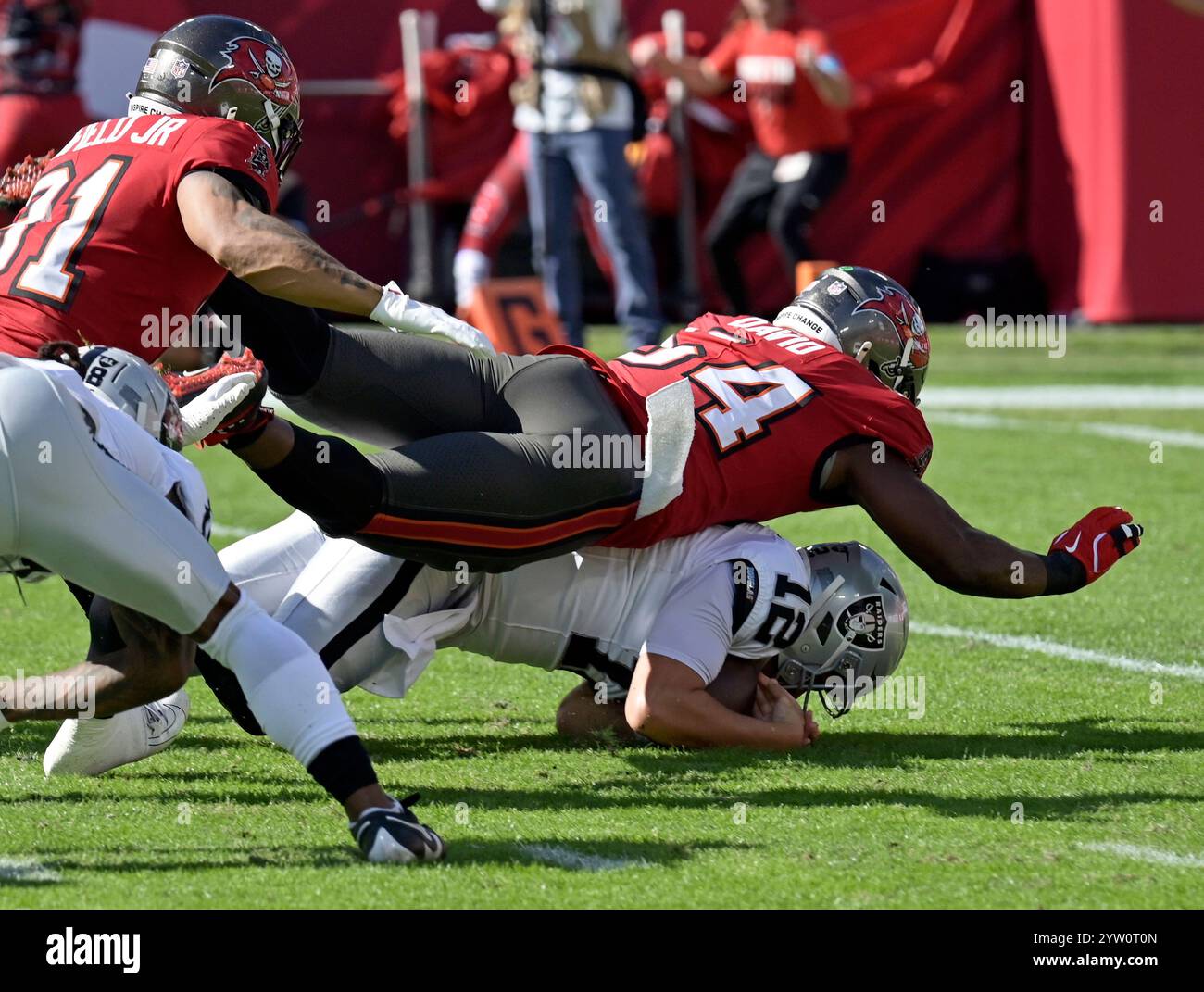 Tampa, United States. 08th Dec, 2024. Tampa Bay Buccaneers safety ...