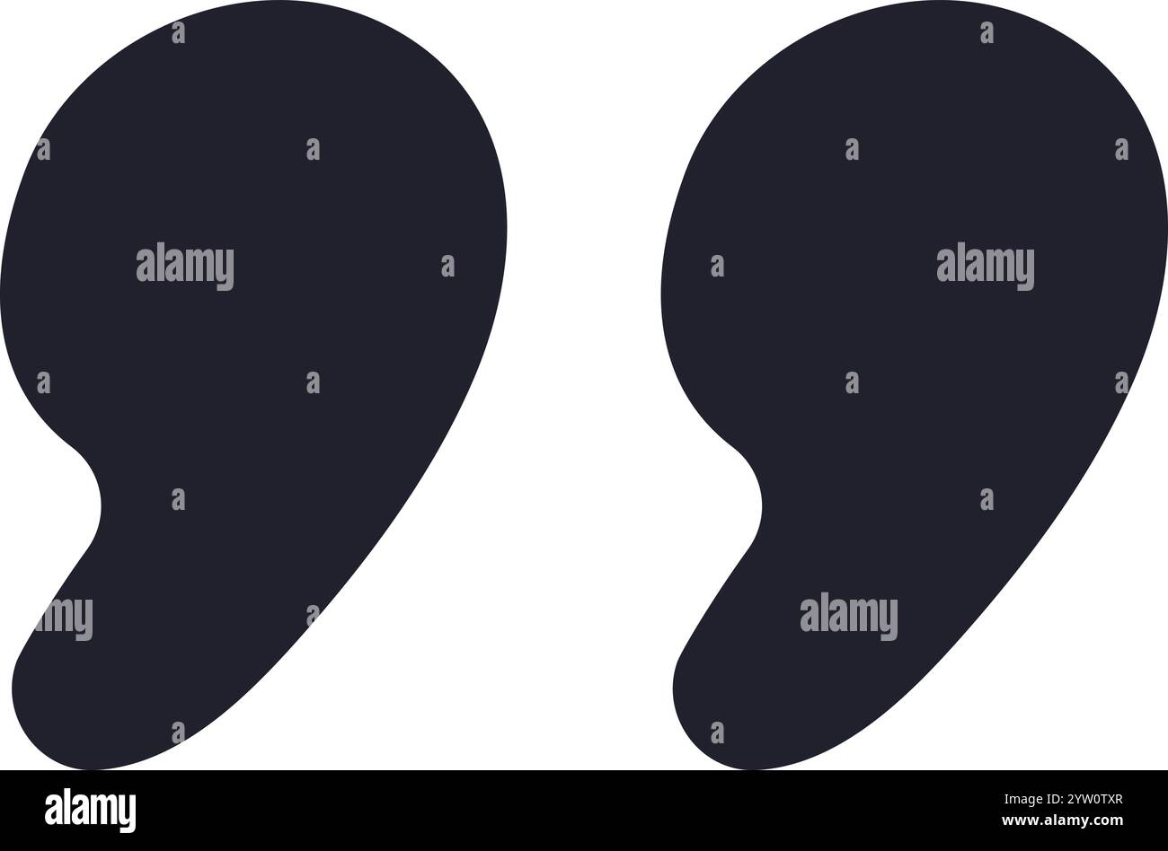 White quote marks in Cut Out Stock Images & Pictures - Alamy