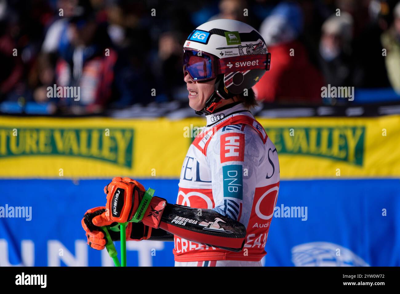 Norway's Alexander Steen Olsen reacts after competing in a men's World ...