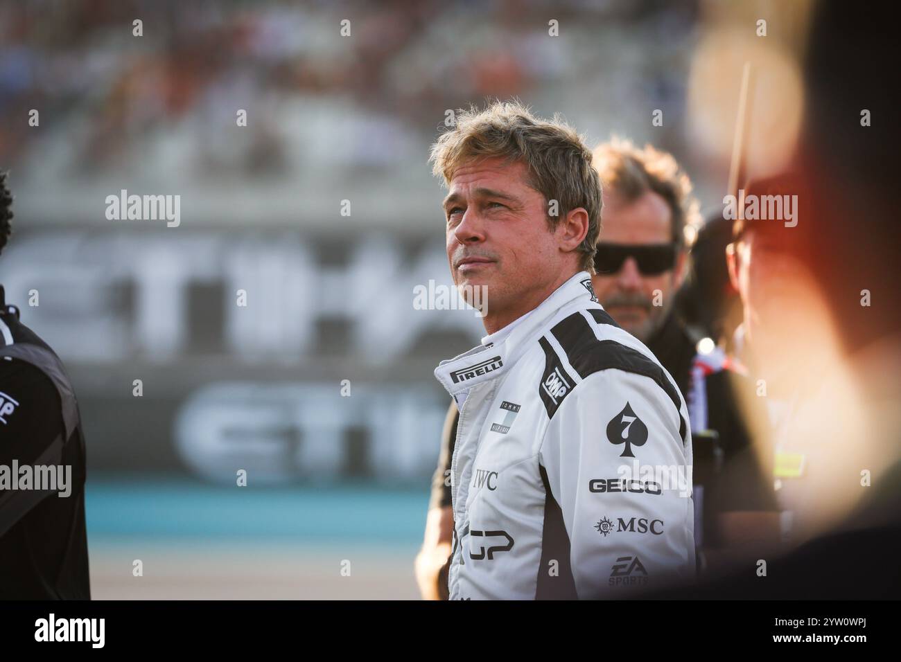 PITT Brad (USA), actor playing Sonny Hayes, driver of the fictional APX ...