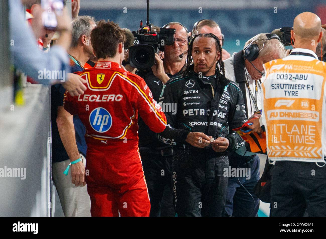 Yas Marina, Abu Dhabi. 08th Dec, 2024. Charles Leclerc (MON) - Scuderia ...