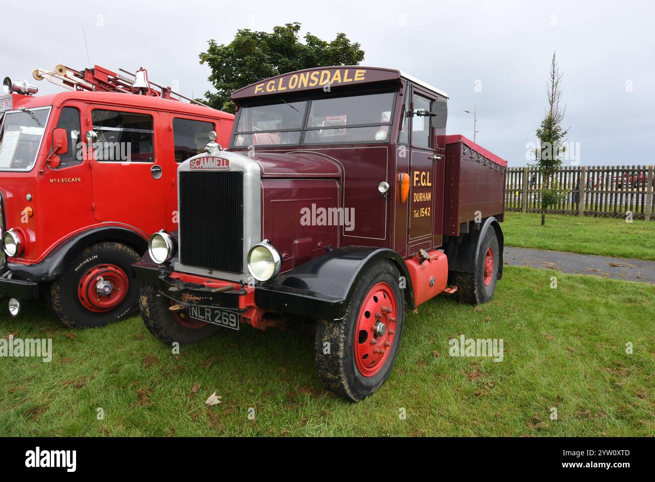A vintage lorry manufactured by Scammell, photographed at the Seaburn ...