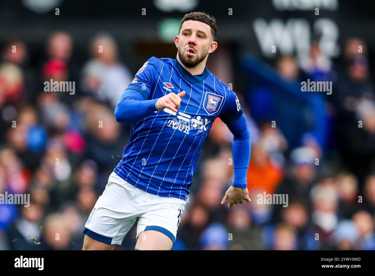 Conor Chaplin of Ipswich Town in action during the Premier League match ...
