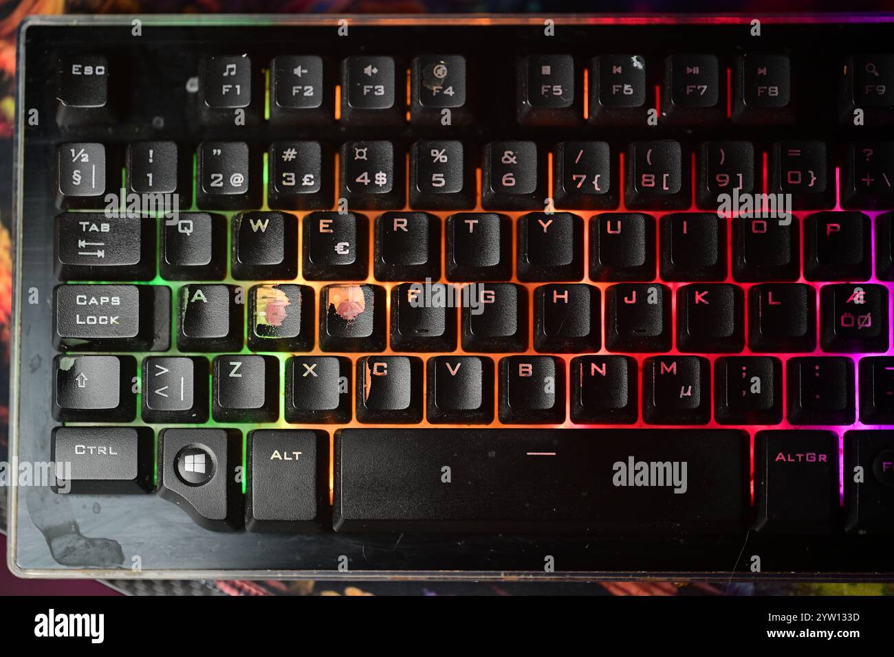 Backlit keyboard hi-res stock photography and images - Alamy