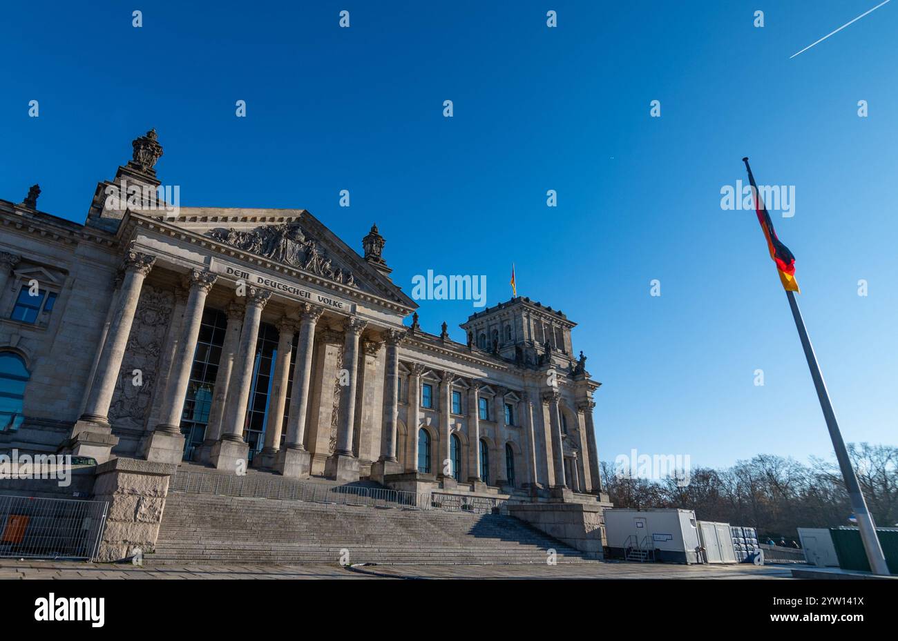 Day of German Unity Celebrations. German parliament (Reichstag ...