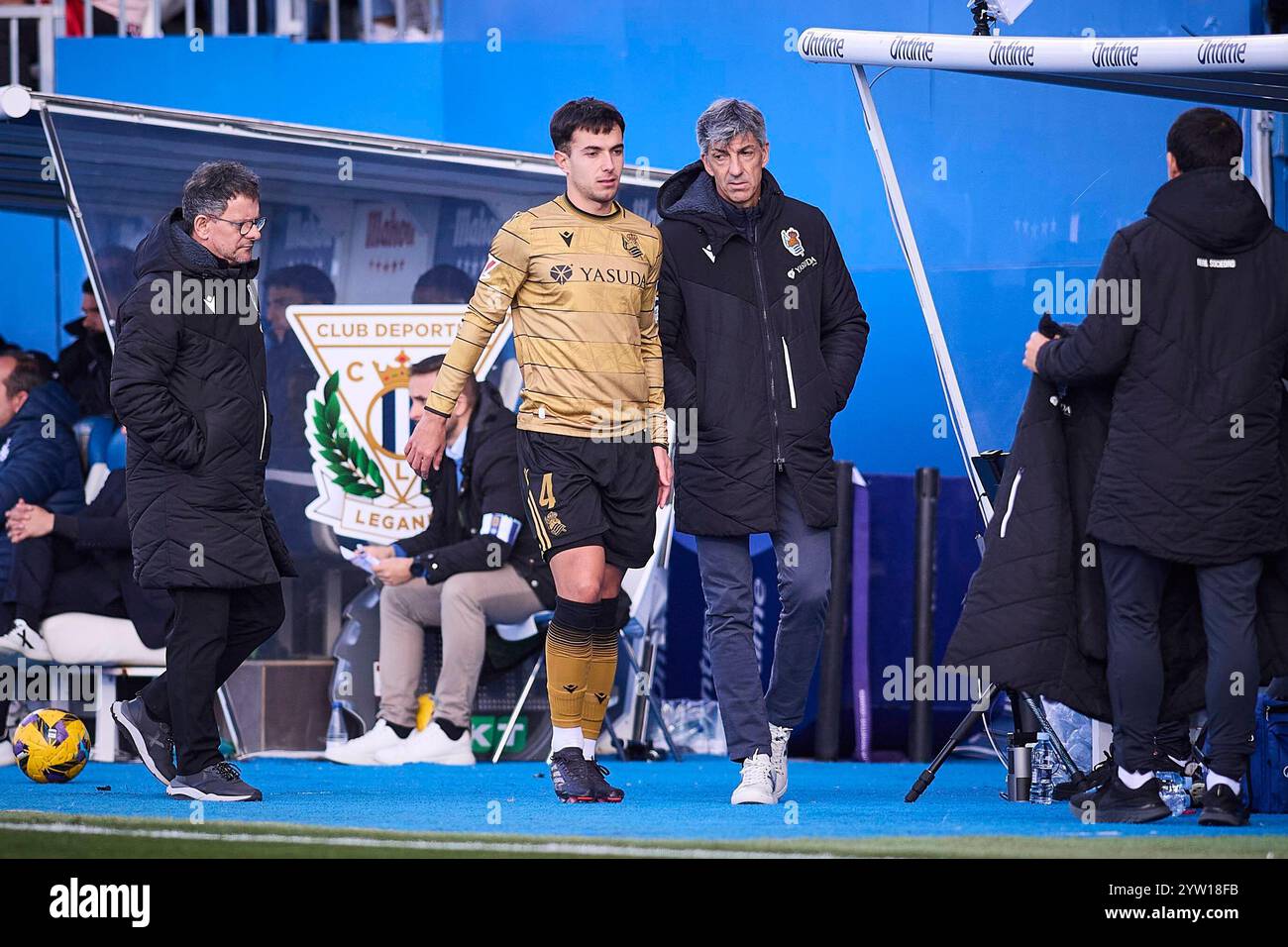 Spanish La Liga EA Sports soccer match Leganes vs Real Sociedad at ...