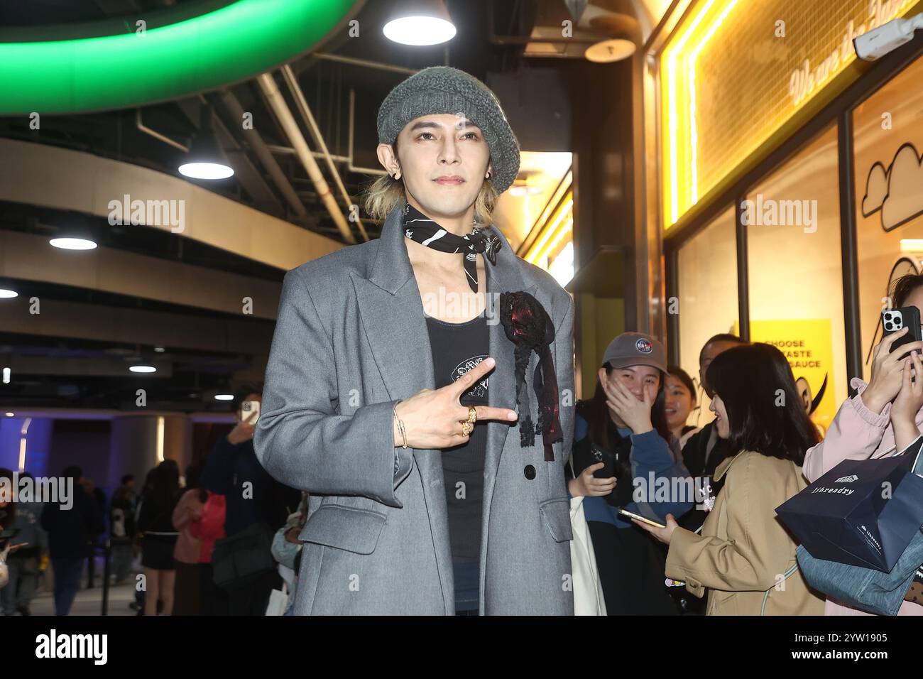 TAIPEI, CHINA - DECEMBER 8, 2024 - Japanese actor Yamashita Tomohisa ...