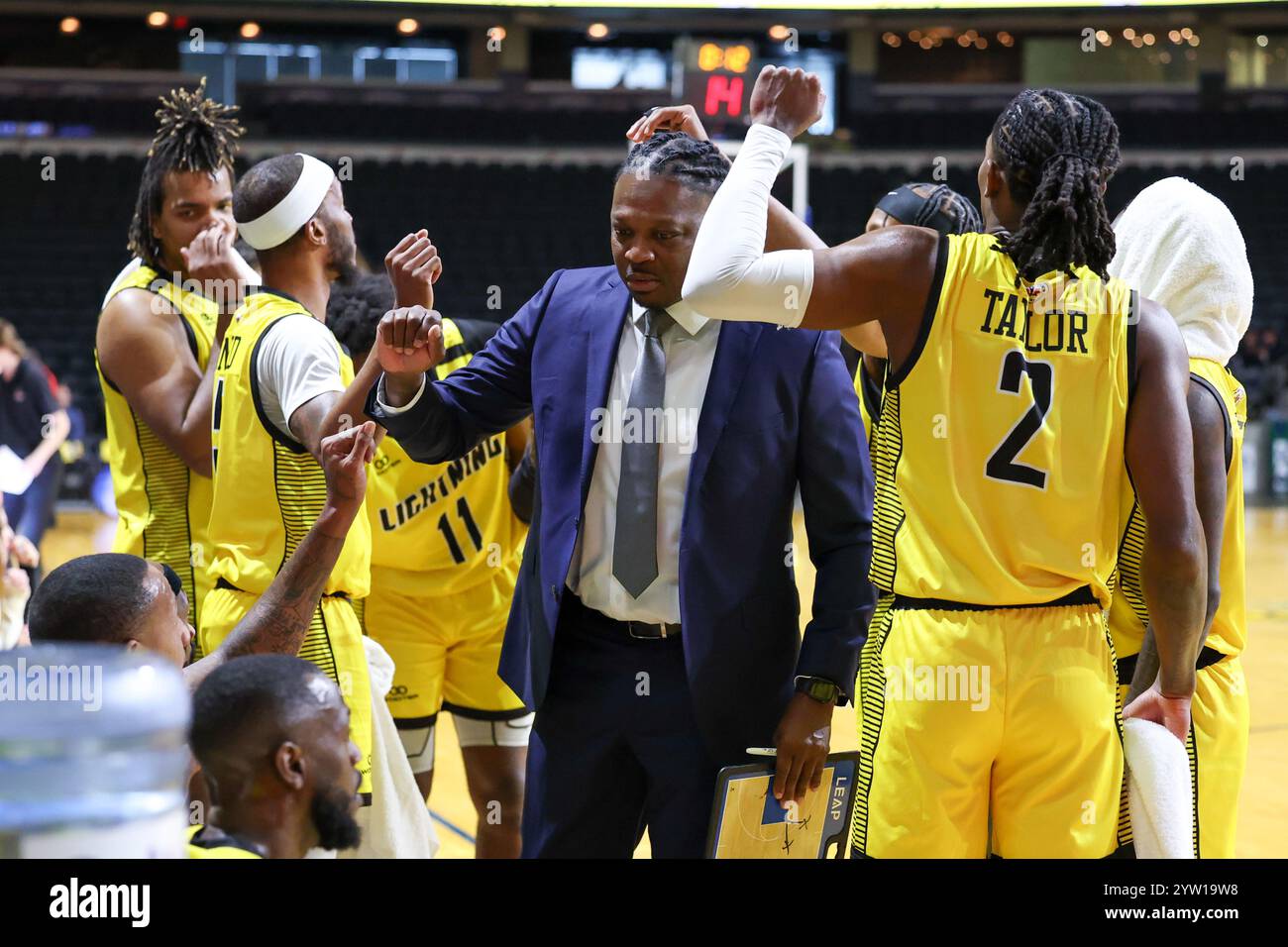 London, Canada. 8th Dec, 2024. In the London Lightning home opener they ...