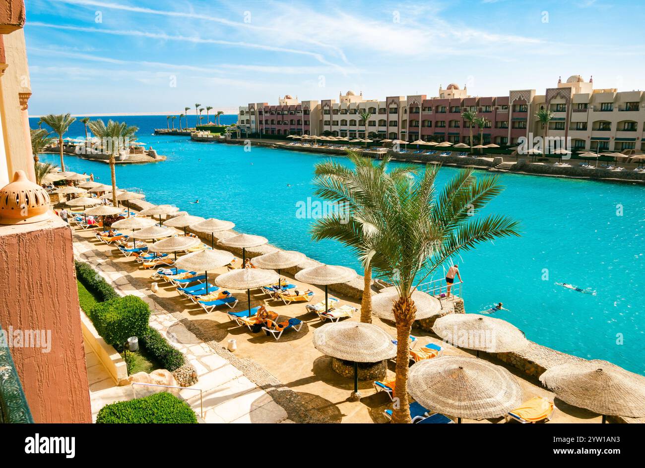 Hurghada, Egypt - December 1, 2022: Sunny Days El Palacio. A hotel with ...