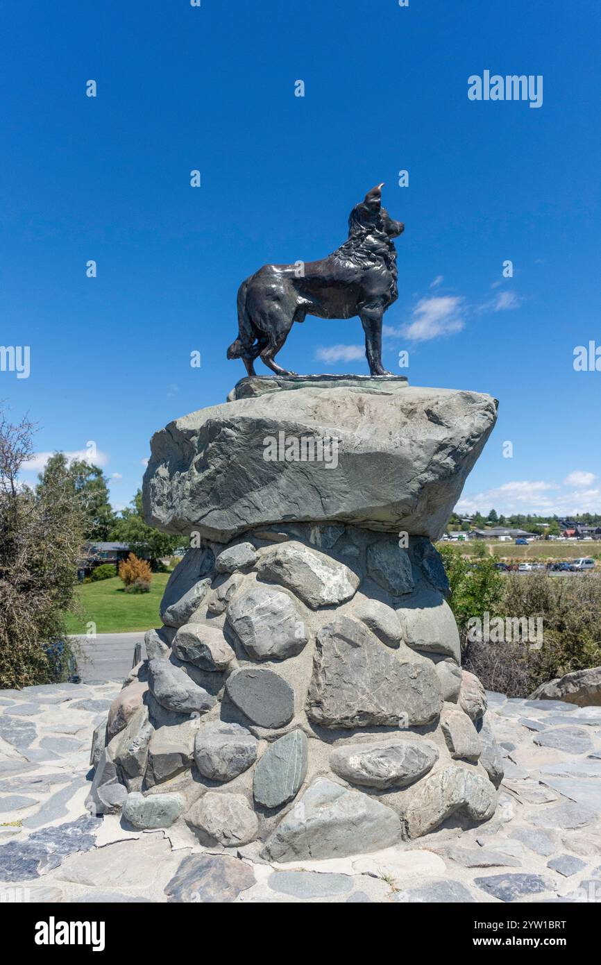 New Zealand Collie Sheepdog Memorial, Lake Tekapo (Takapō), Mackenzie ...