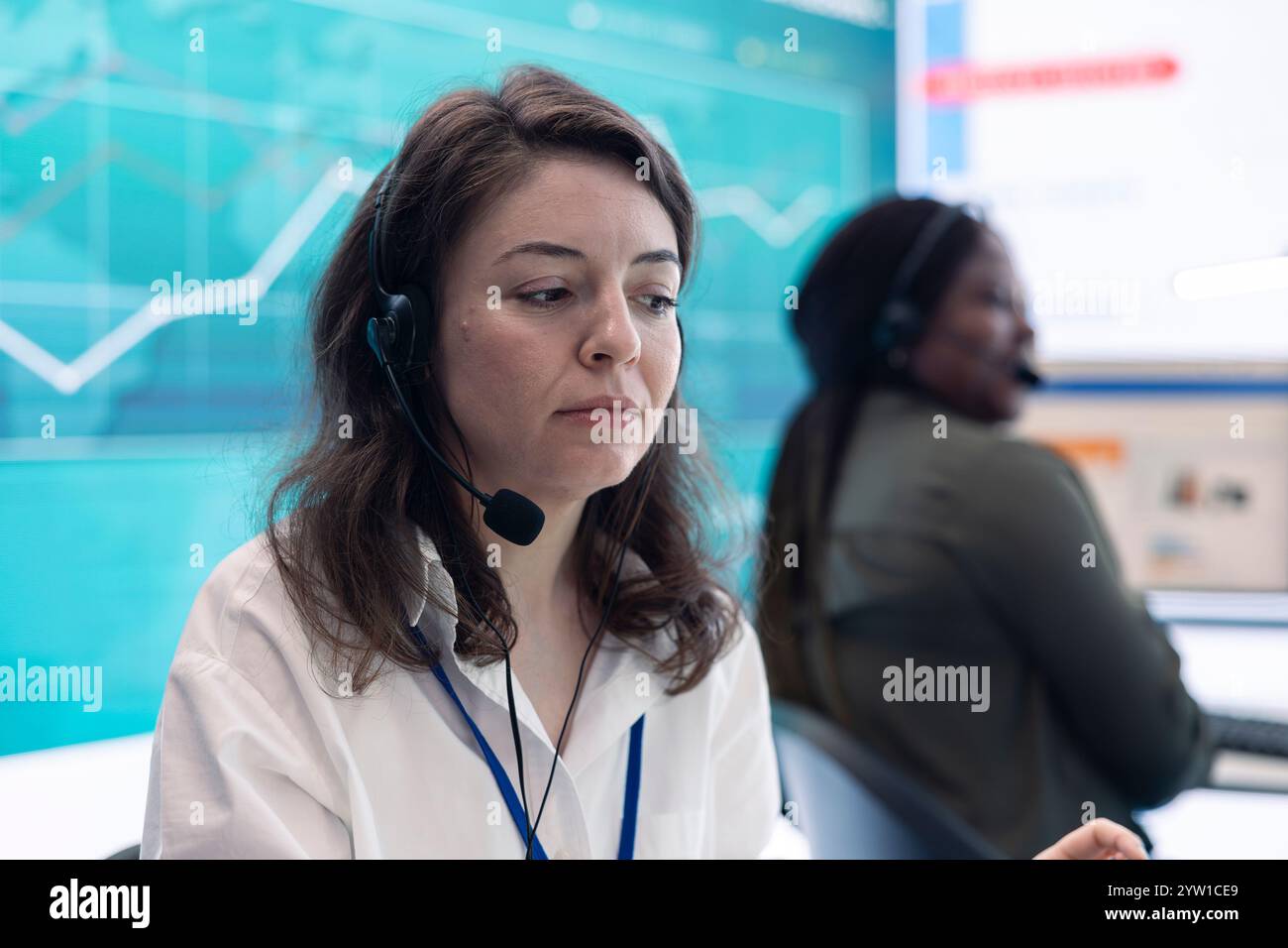 Business assistant calculating budget and costs to review the profit ...