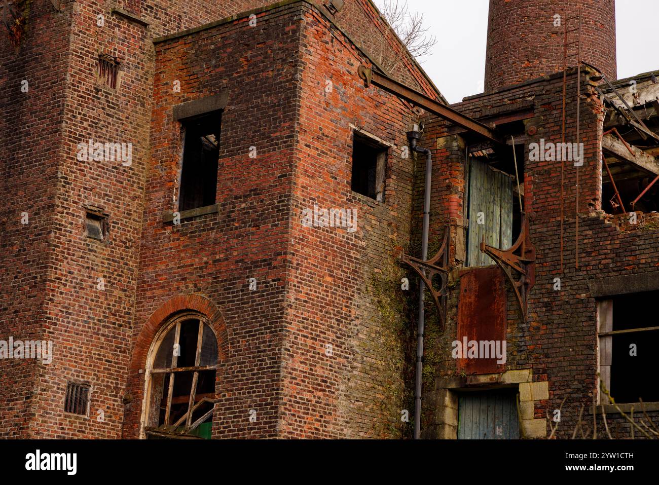 The ruins of Crimble Mill, Heywood, Rochdale, England Stock Photo - Alamy