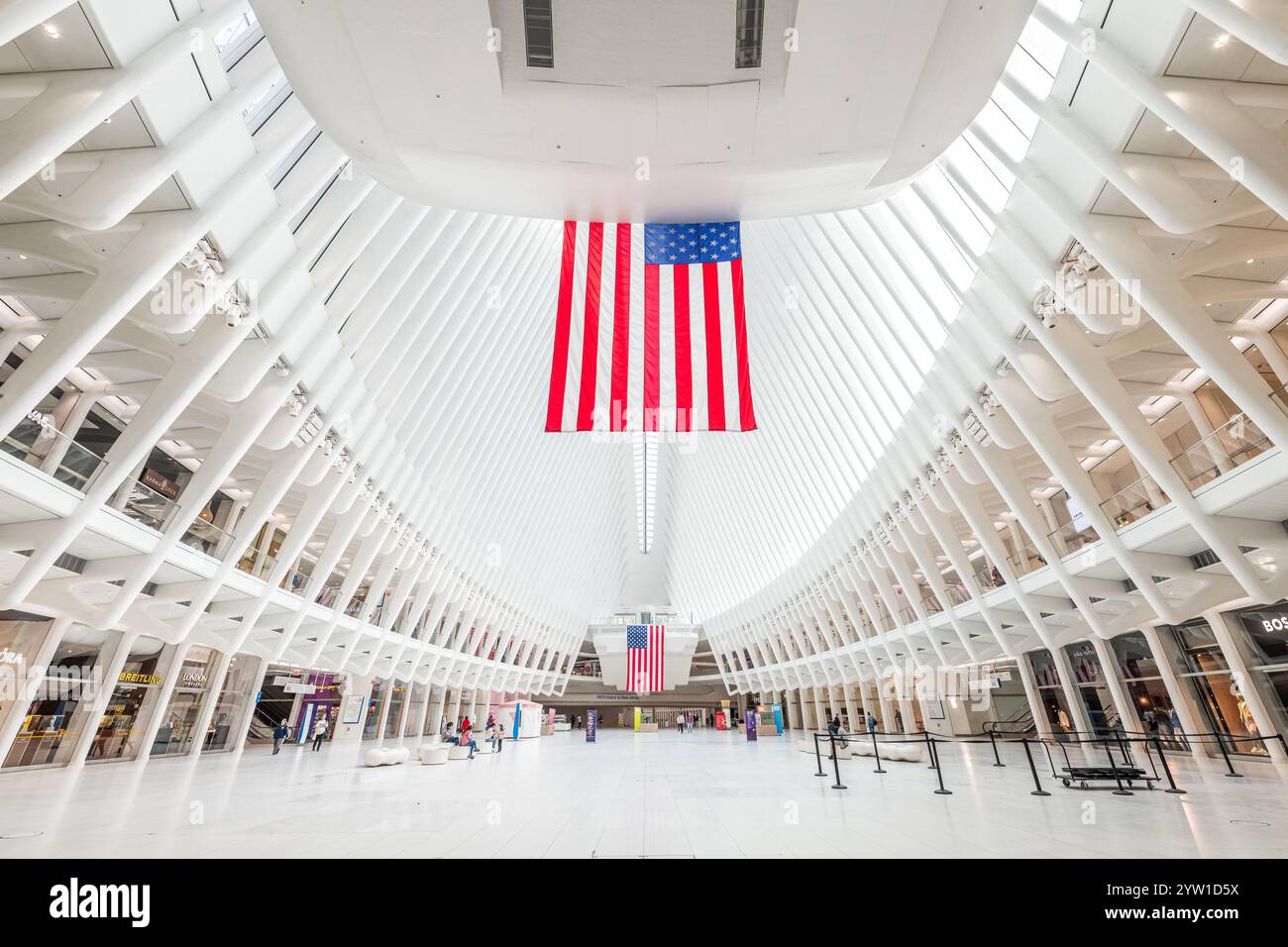 NEW YORK CITY - MAY 18, 2024: Wide-angle view of the modern ...