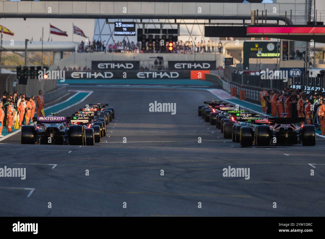 Yas Marina Circuit, Abu Dhabi, United Arab Emirates 8.December.2024 ...