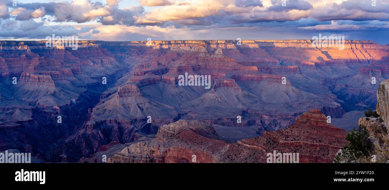 Sunset at Mather Point, Grand Canyon National Park, Tusayan, Arizona ...