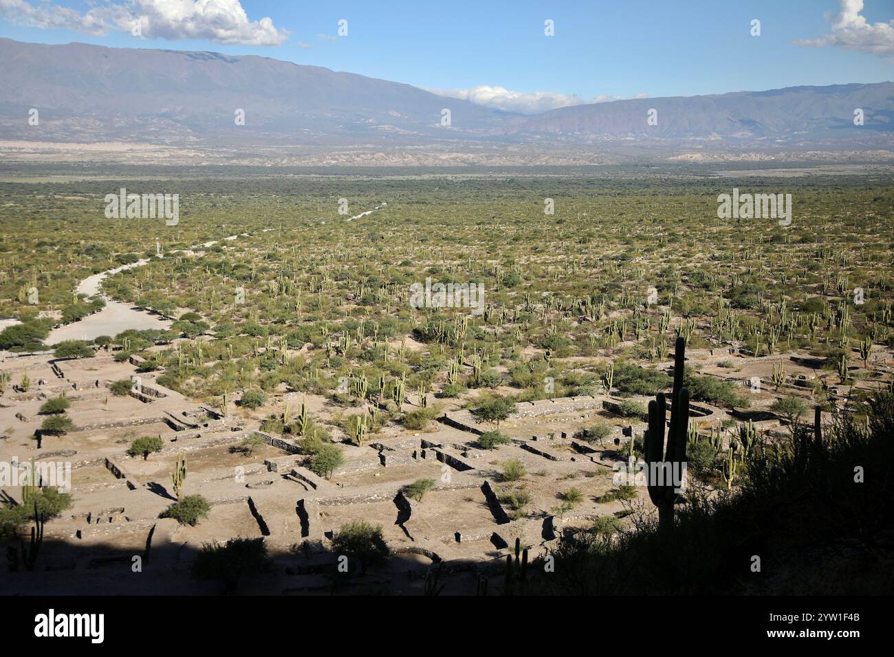 The ruins of Quilmes, an archaeological site in the Calchaquí valleys ...