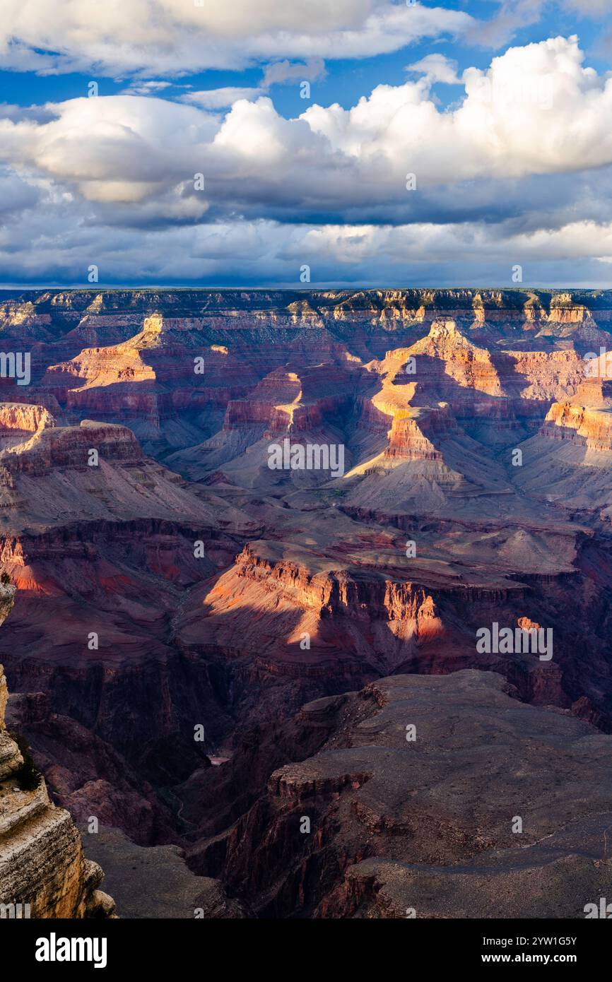 Sunset at Mather Point, Grand Canyon National Park, Tusayan, Arizona ...