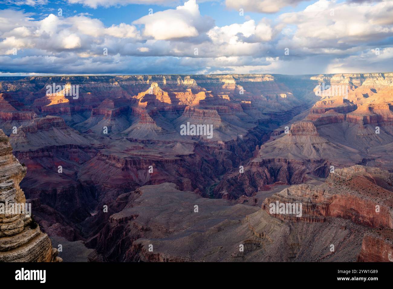 Sunset at Mather Point, Grand Canyon National Park, Tusayan, Arizona ...